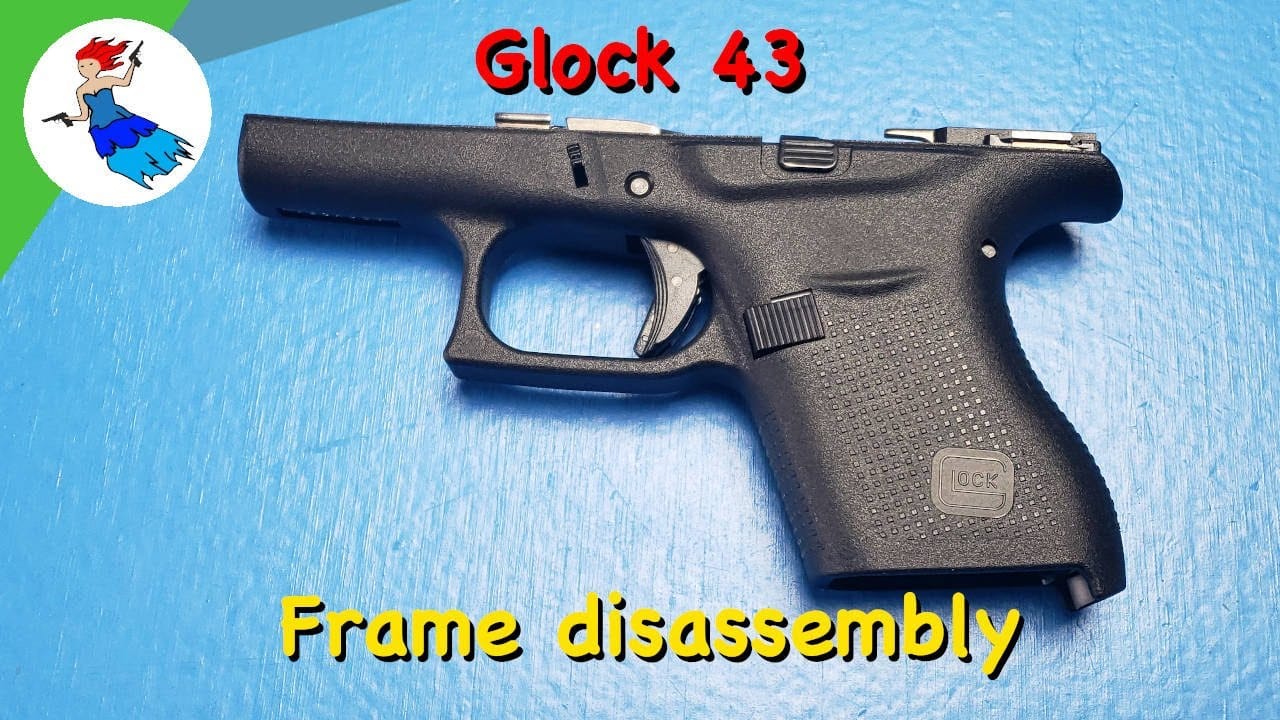 HOW TO DISASSEMBLE A GLOCK 43 // Glock 43 and Glock 43X frame ...