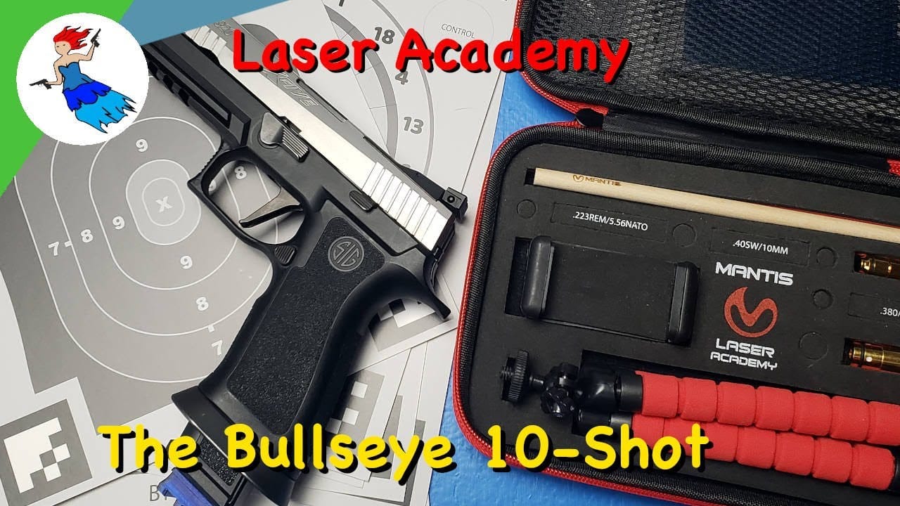 Mantis Laser Academy // Day 1 of 7 – The Mantisx Bullseye 10-Shot dry fire training system - The ...