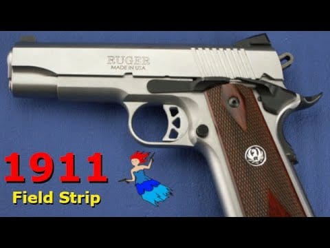 HOW TO FIELD STRIP 1911s FOR THE EVERYDAY PERSON STEP BY STEP ...